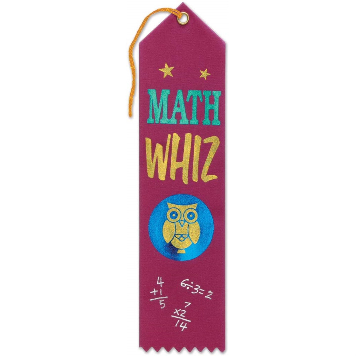 Math Whiz Award Ribbon (Pack of 6) | Michaels