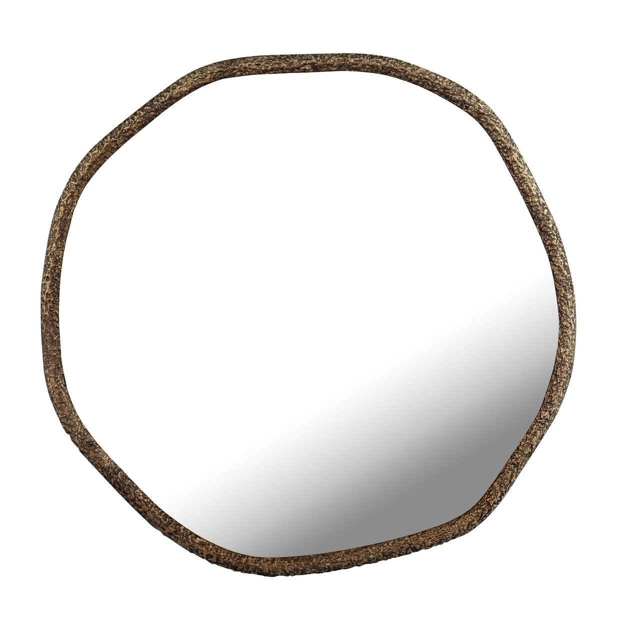 Warped Wall Mirror - Aged Brass | Michaels