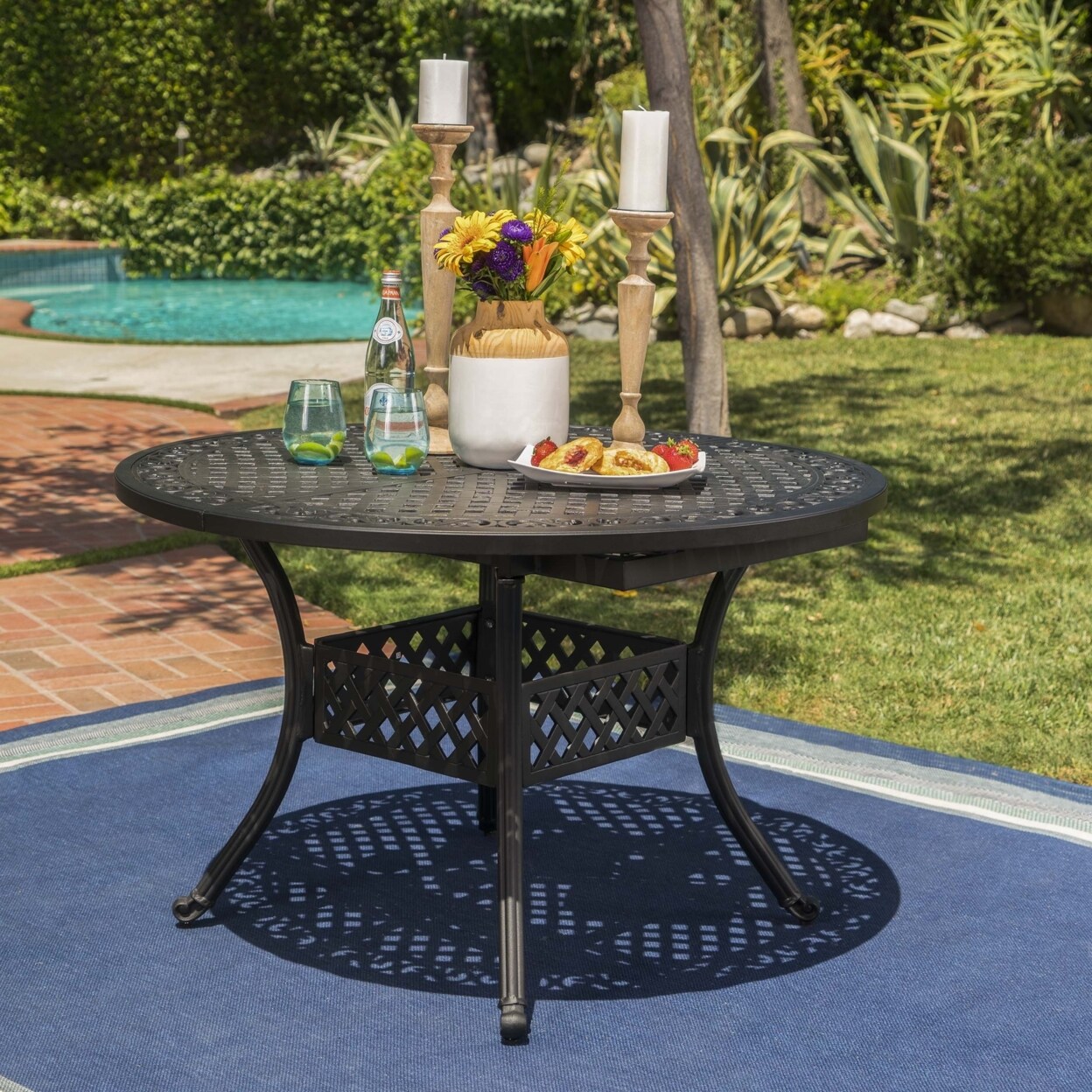 GDFStudio Stannis Outdoor Expandable Aluminum Dining | Michaels