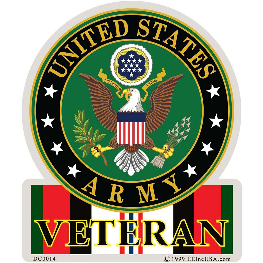 DC0014 U.S. Army Veteran Operation Enduring Freedom Sticker (3.5''x4 ...
