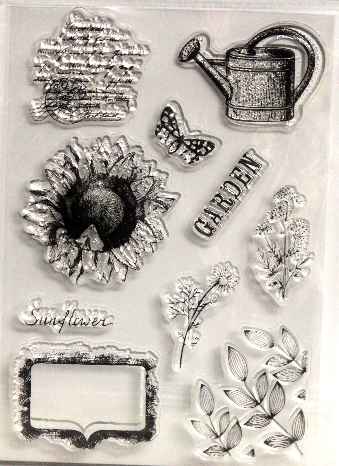 Designer Gardening Cling Stamps Set | Michaels