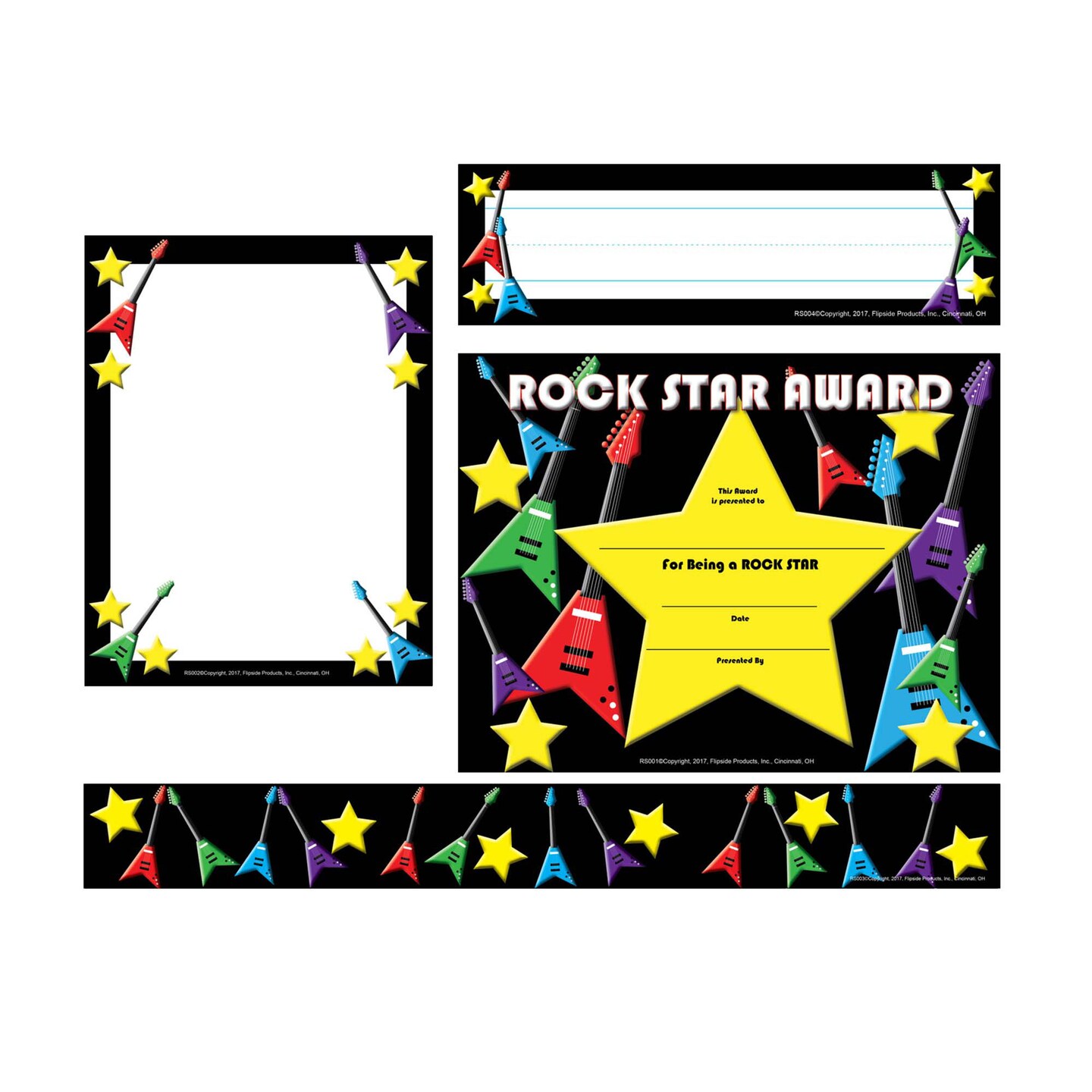 Flipside Products Rock Star Award Classroom Theme Combo Set | Michaels