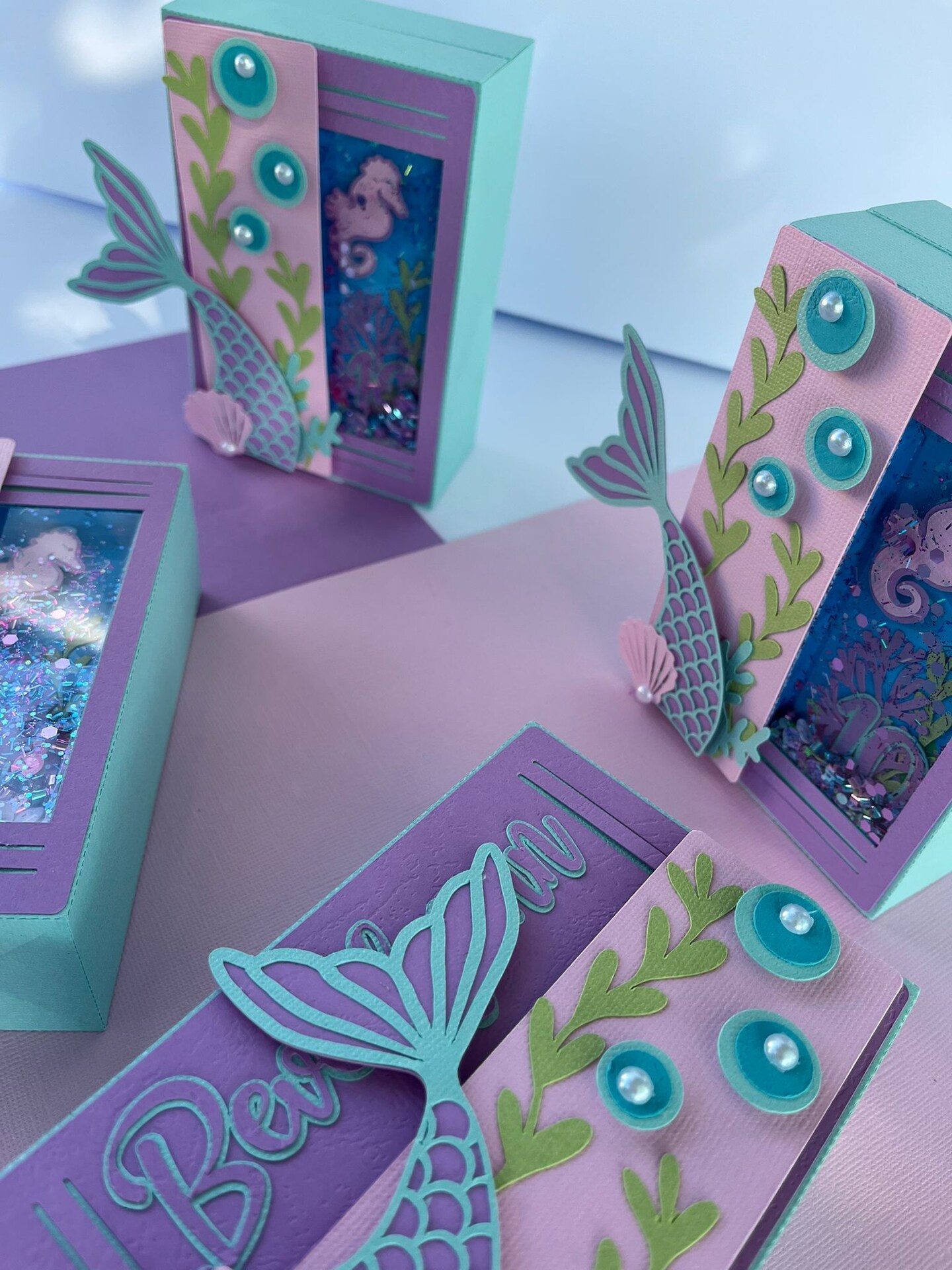 Mermaid Box, Mermaid Tail Box, Mermaid Birthday, Mermaid Party, Under ...