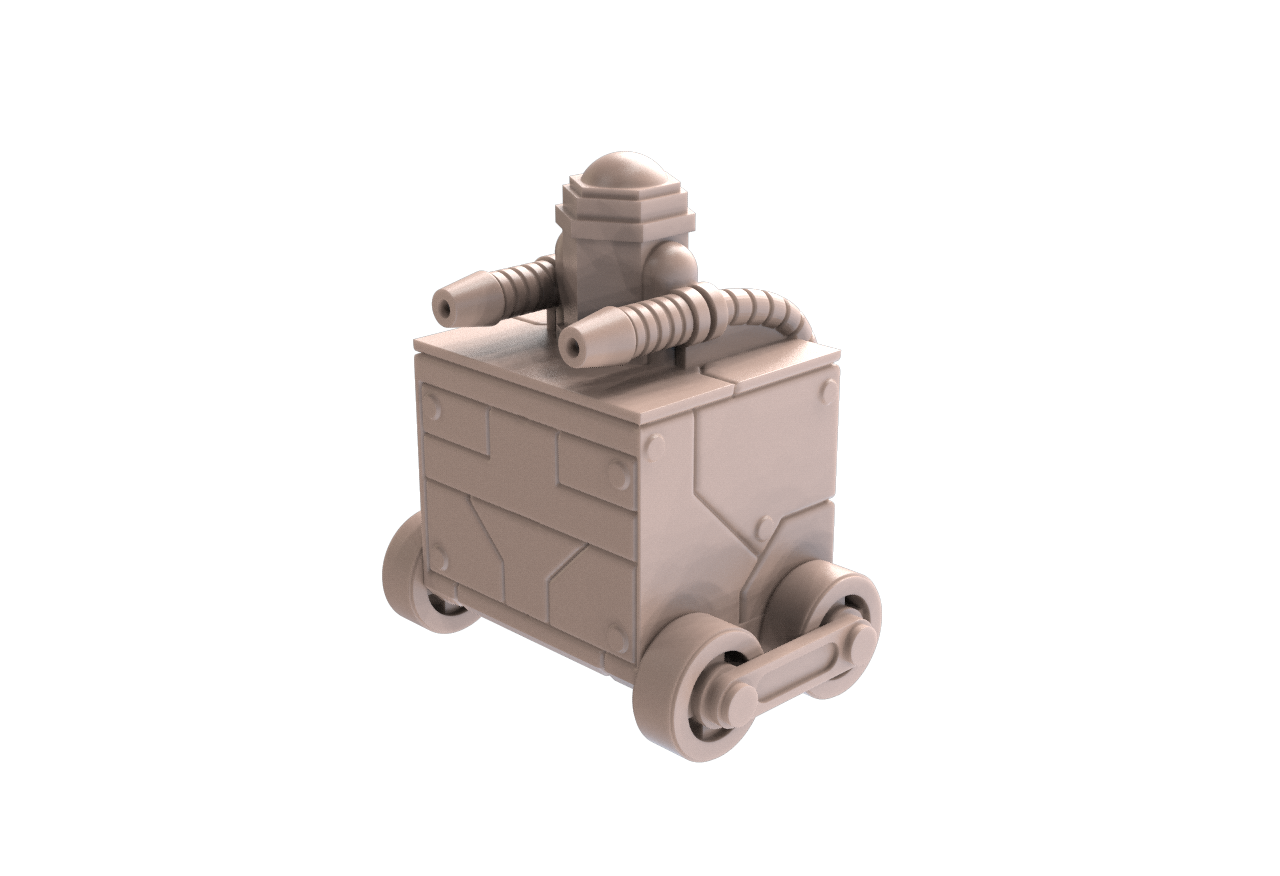 Fire Extinguishing Cart - Scatter Terrain. Apx. 26mm tall. Unpainted ...