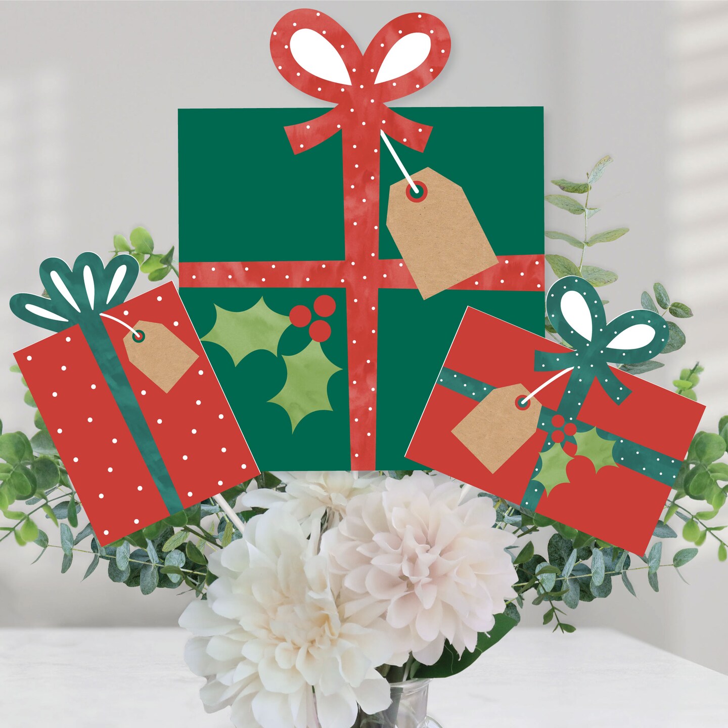 Big Dot of Happiness Happy Holiday Presents - Christmas Party ...