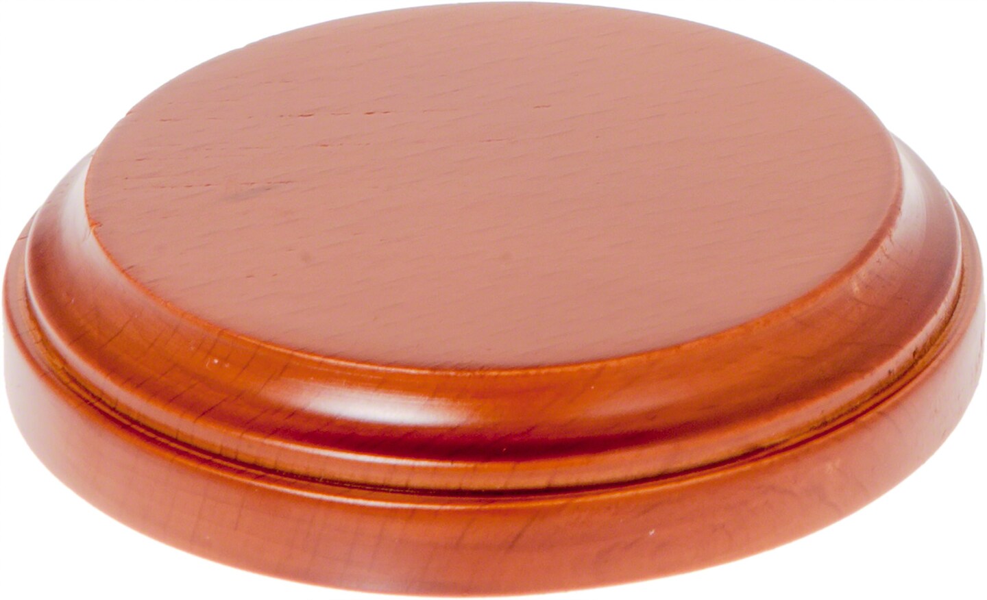 Plymor Fruitwood Round Wood Display Base, 3" W x 3" D x 0.75" H (2.5 ...