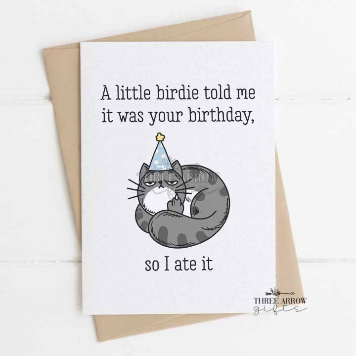 Rude Cat Birthday Card | MakerPlace by Michaels