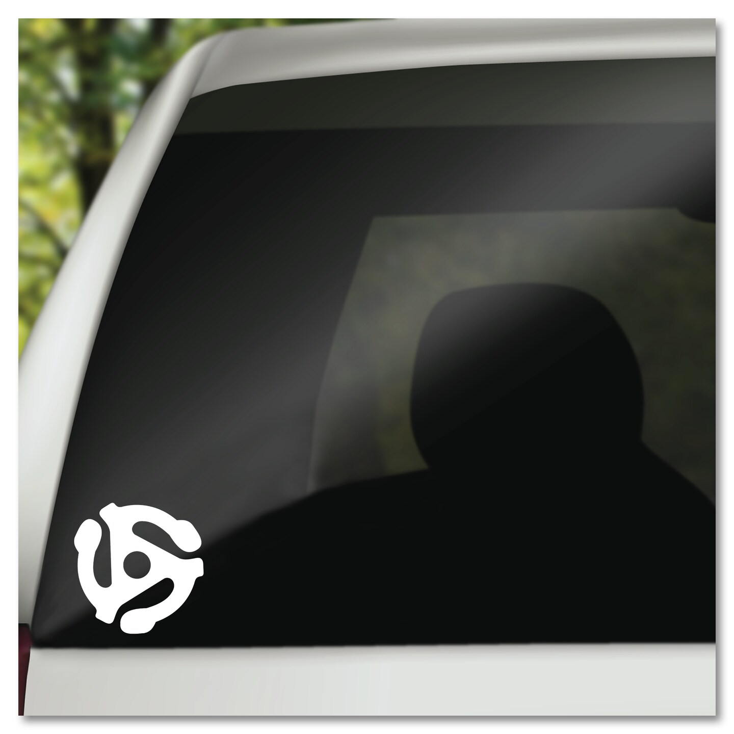 45 Record Adaptor Vinyl Decal Sticker | MakerPlace by Michaels