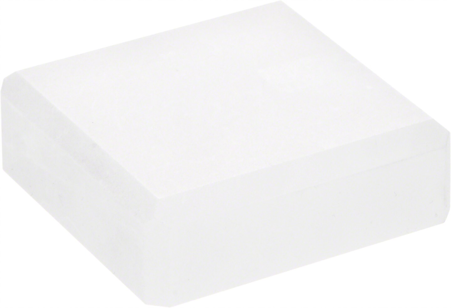 Plymor Frosted Acrylic Square Beveled Display Base, 3" W x 3" D x 1" H ...