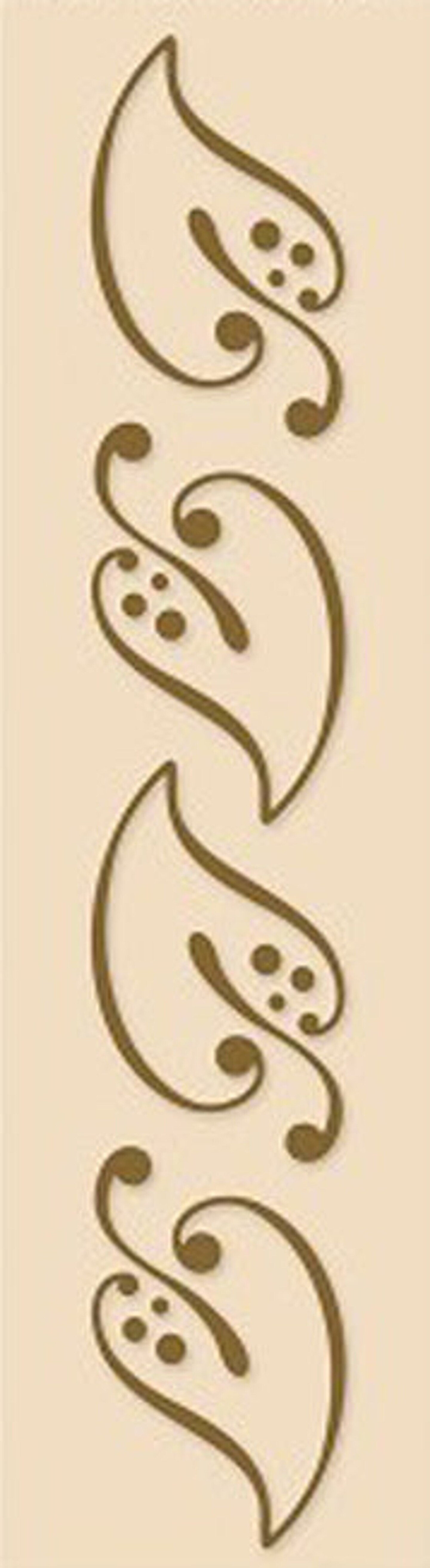 Leane Creatief Lea'bilities Border Embossing Folder - Leaves | Michaels