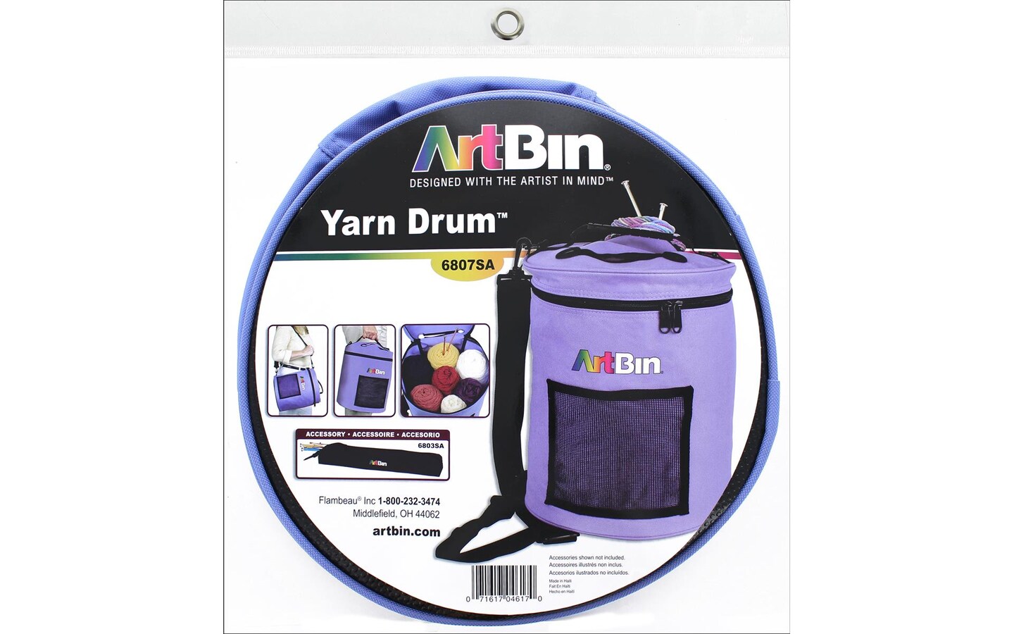Artbin Yarn Drum Periwinkle | Michaels