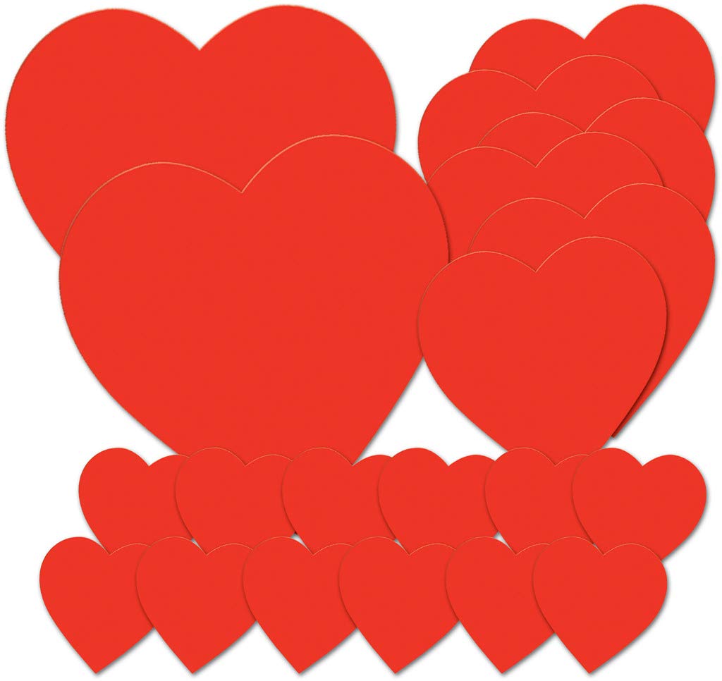 Pkgd Printed Heart Cutouts (Pack of 12) | Michaels