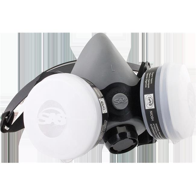 SAS Safety 311-3215 Large Breathe Mate Organic Vapor & R95 Half Mask ...