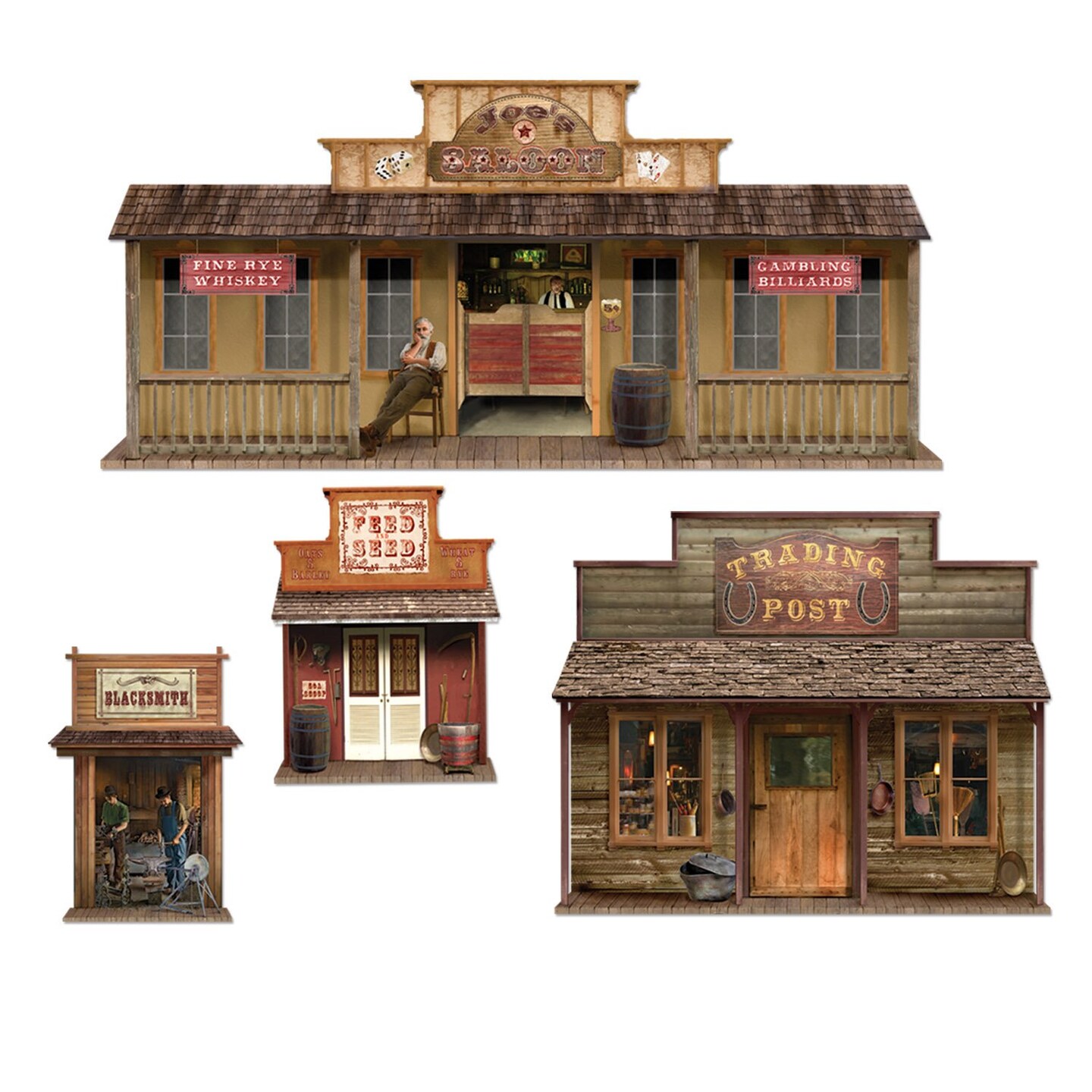 Wild West Town Props (Pack of 12) | Michaels