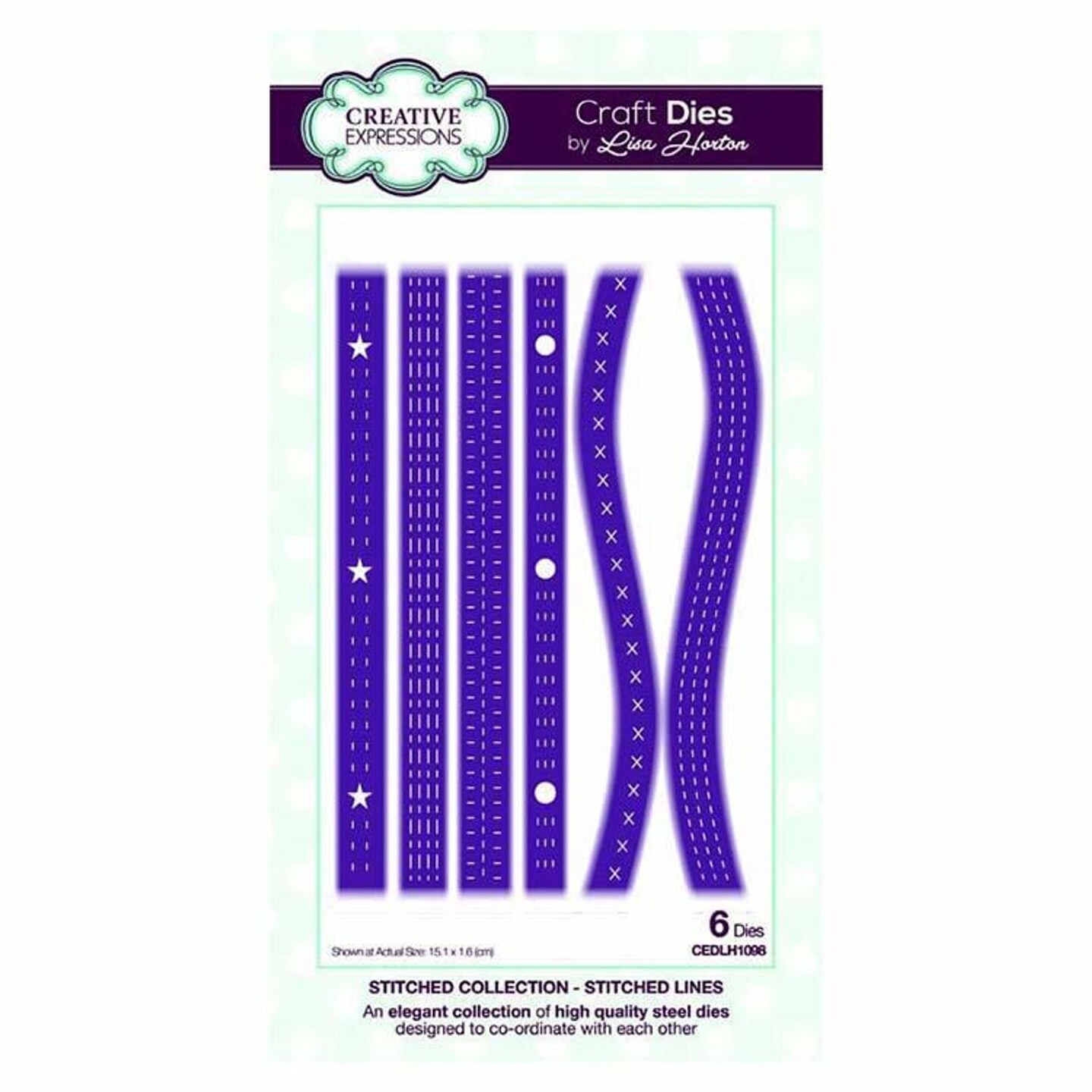 Creative Expressions Stitched Collection Stitched Lines Craft Die ...