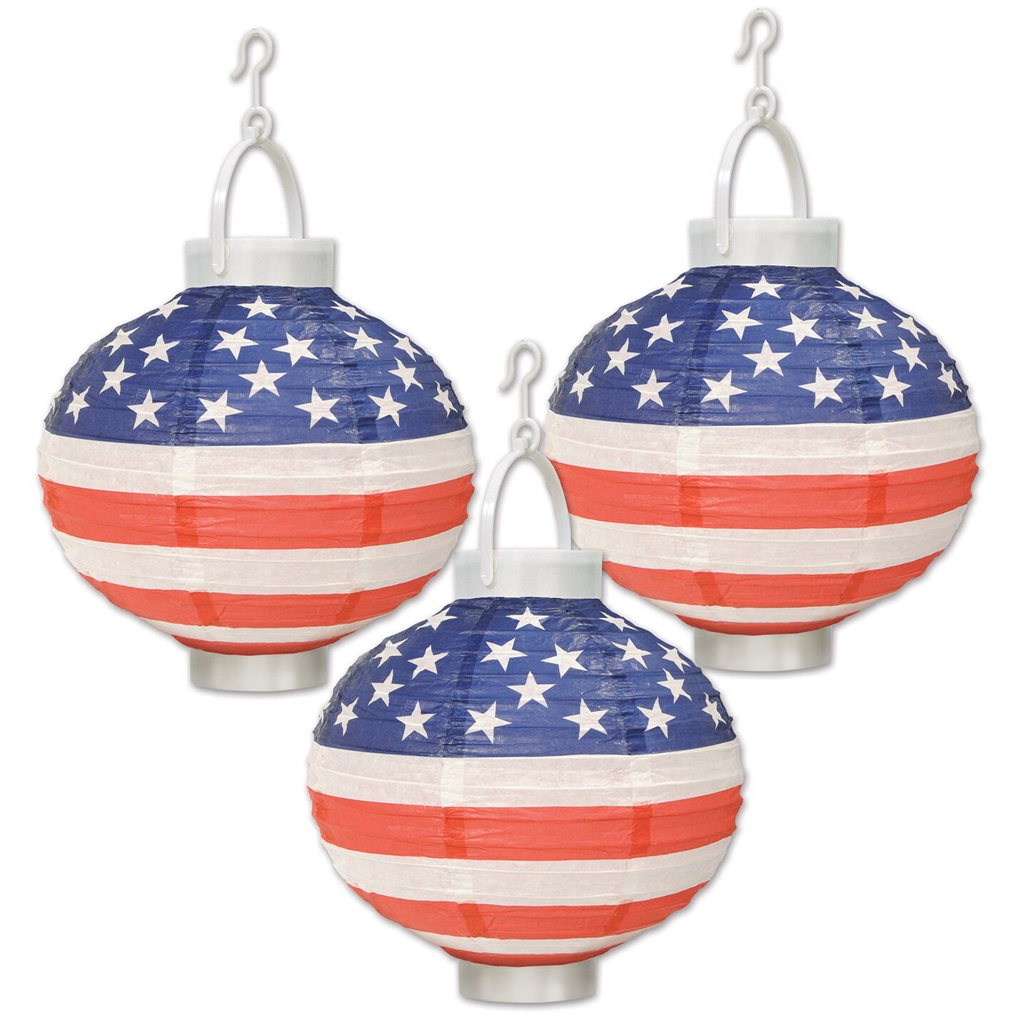 Beistle Light-Up Patriotic Paper Lanterns | Michaels