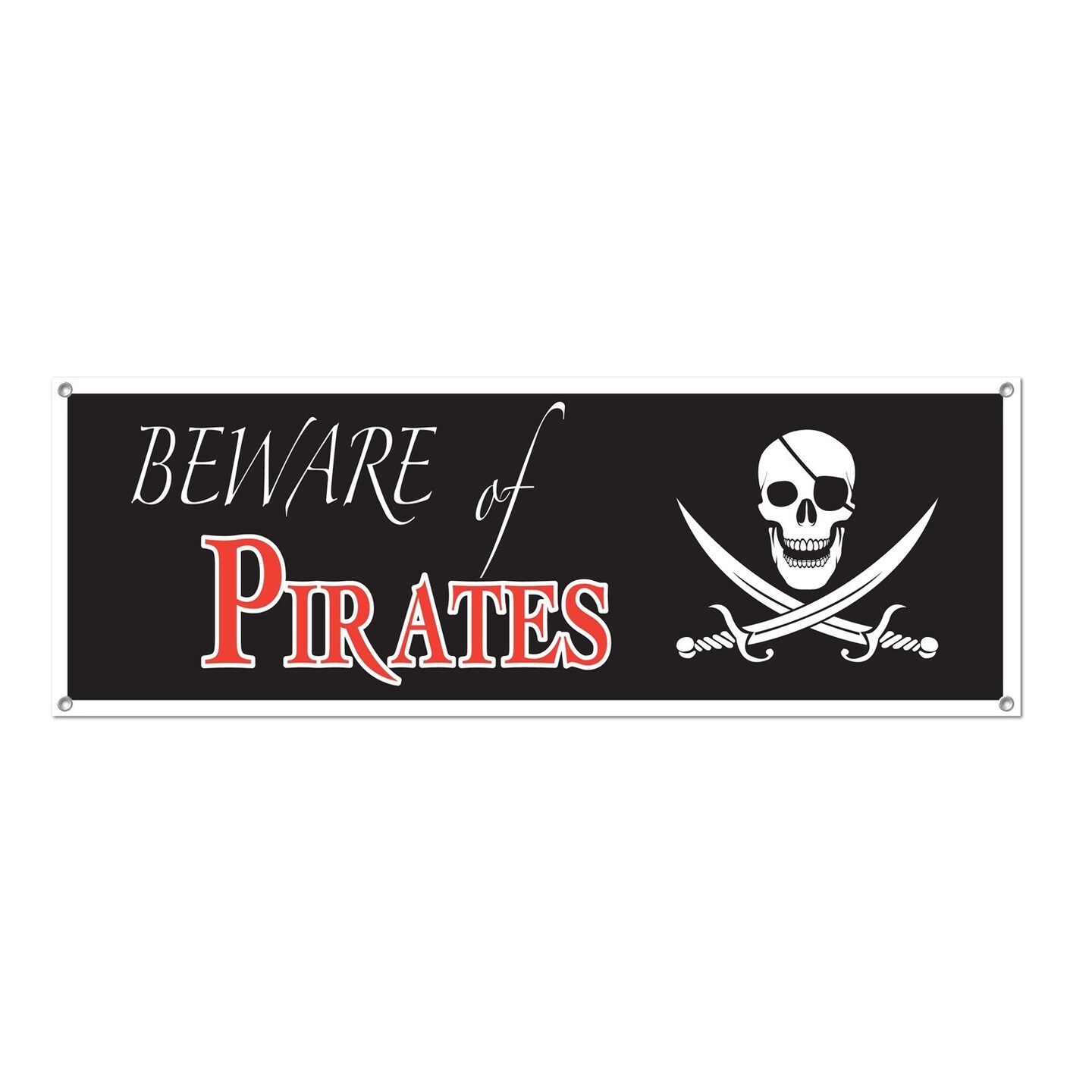 Beware Of Pirates Sign Banner (Pack of 12) | Michaels