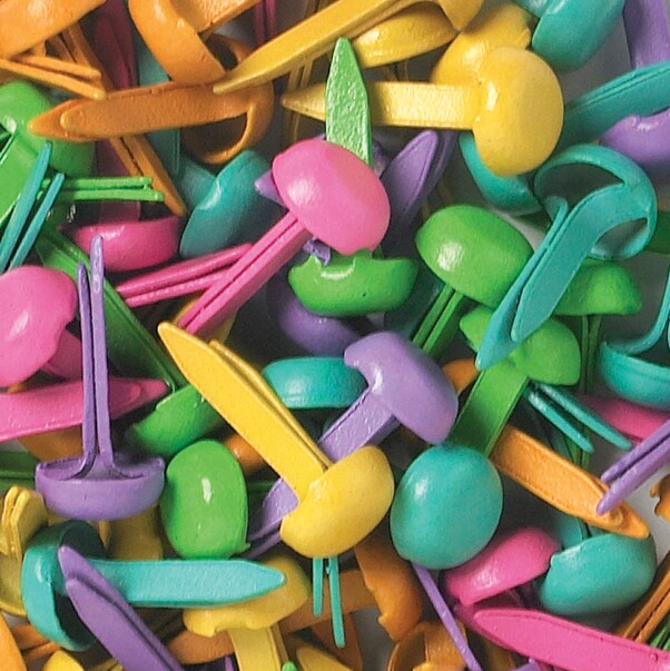 Doodlebug Mini Brads .125" 100/Pkg, Color: Bright | Michaels