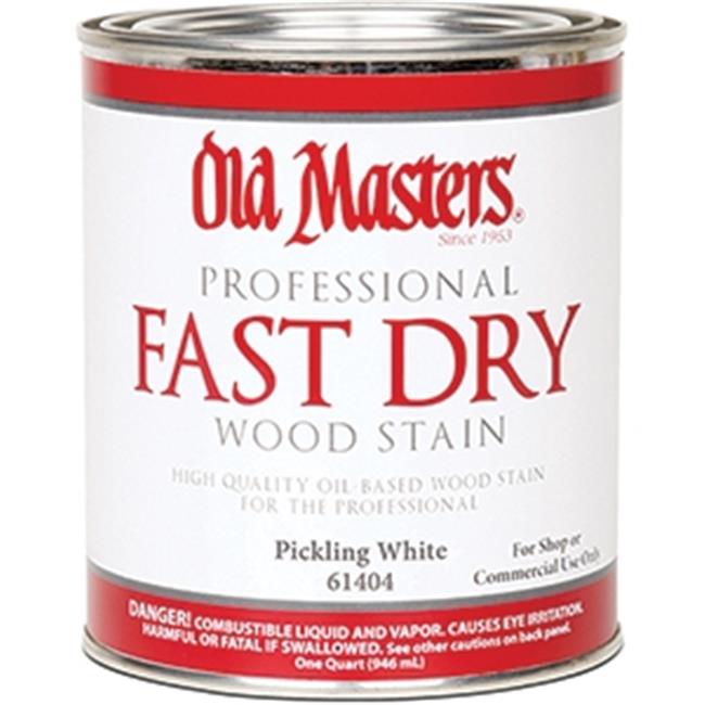 Old Masters 61404 Pickling White Fast Dry Wood Stain - 1 Quart | Michaels