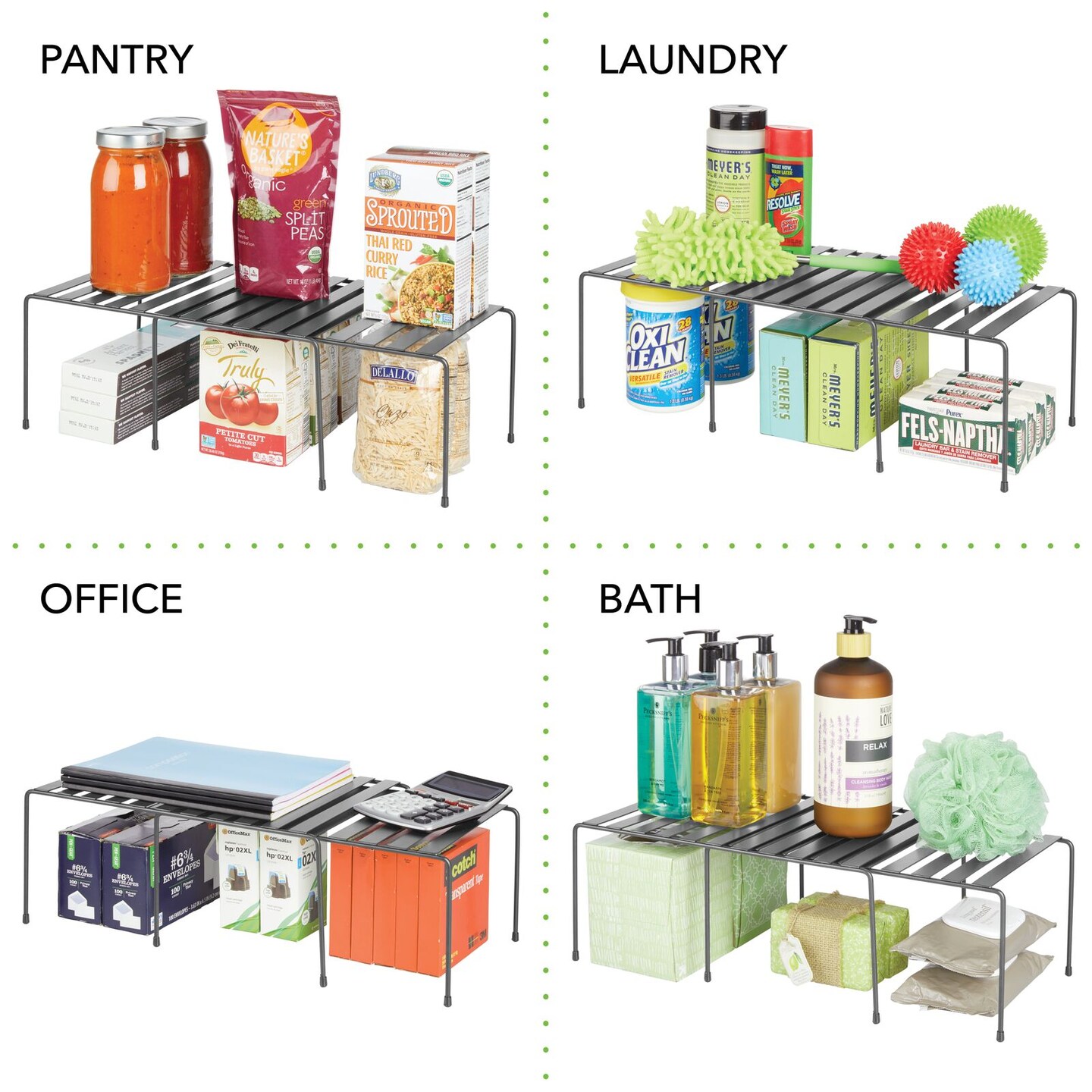 mDesign Metal Expandable Kitchen Pantry Storage Shelf | Michaels