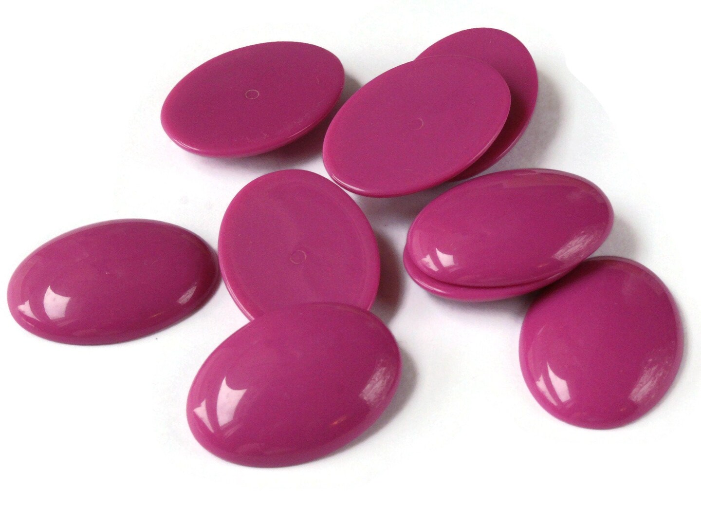 9 28mm x 21mm Pink Oval Flat Back Vintage Lucite Cabochons | Michaels