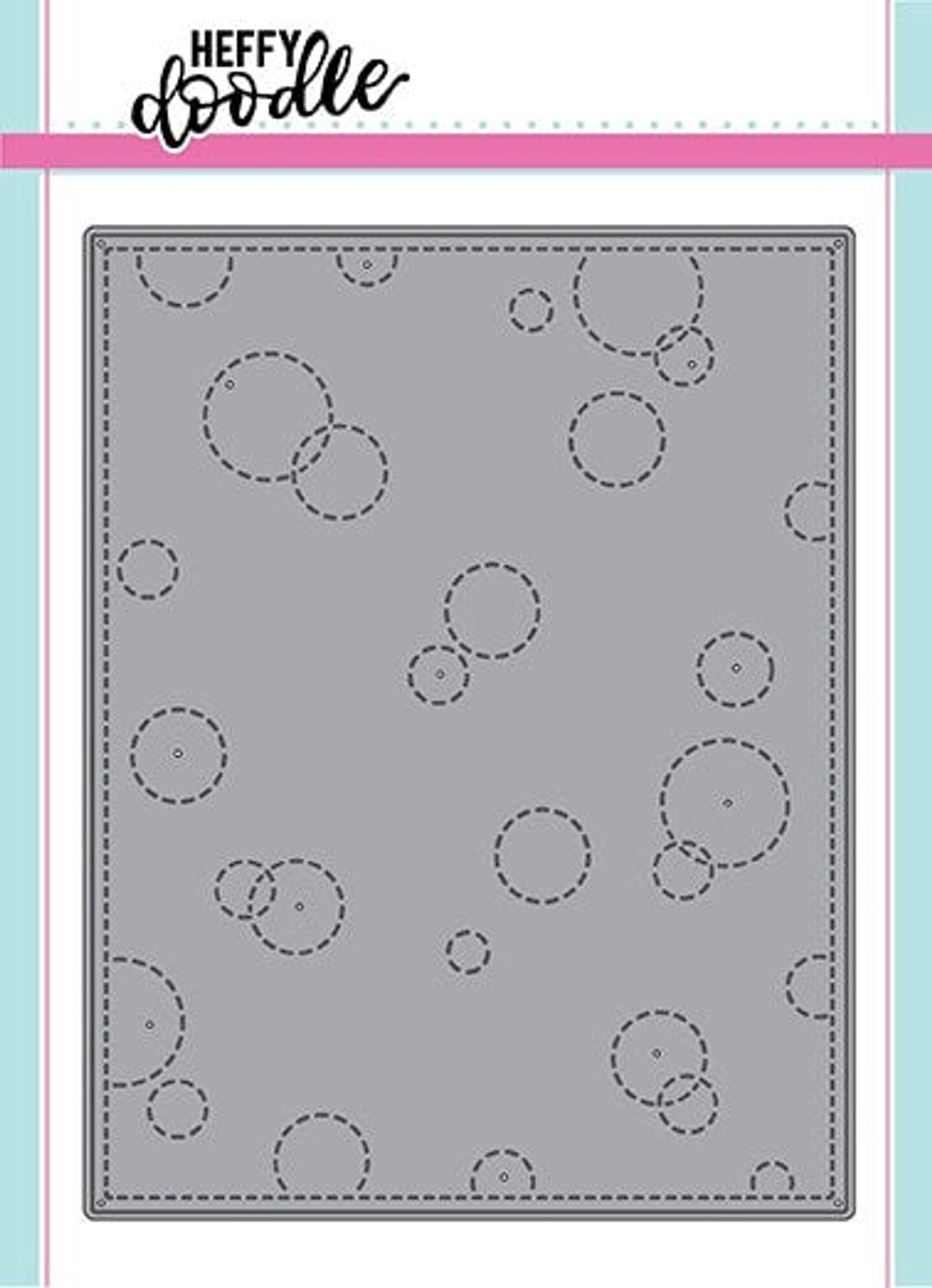 Heffy Doodle Stitched Bubble Background die | Michaels