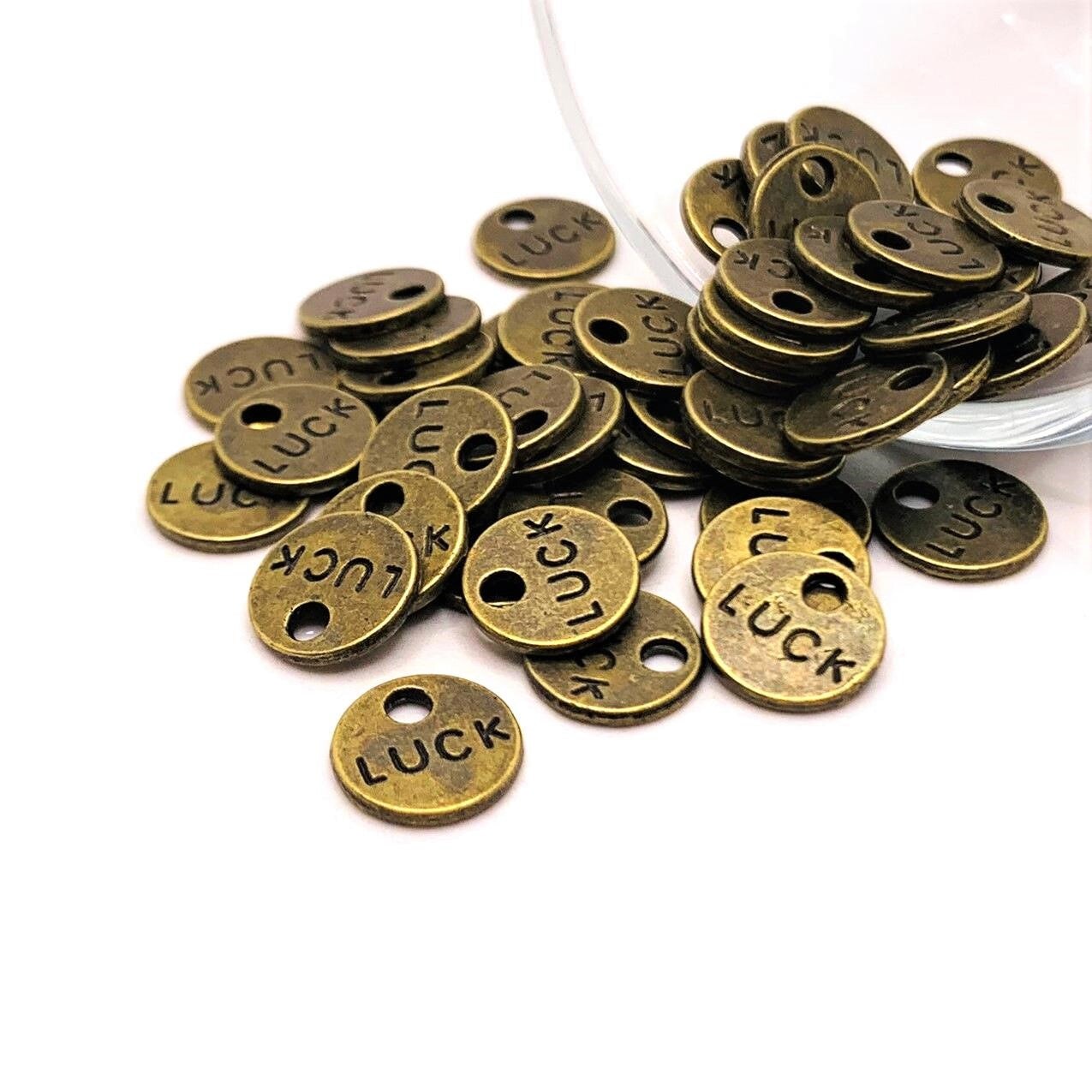 4, 20 or 50 Pieces: Small Bronze Irish Luck Charms | Michaels