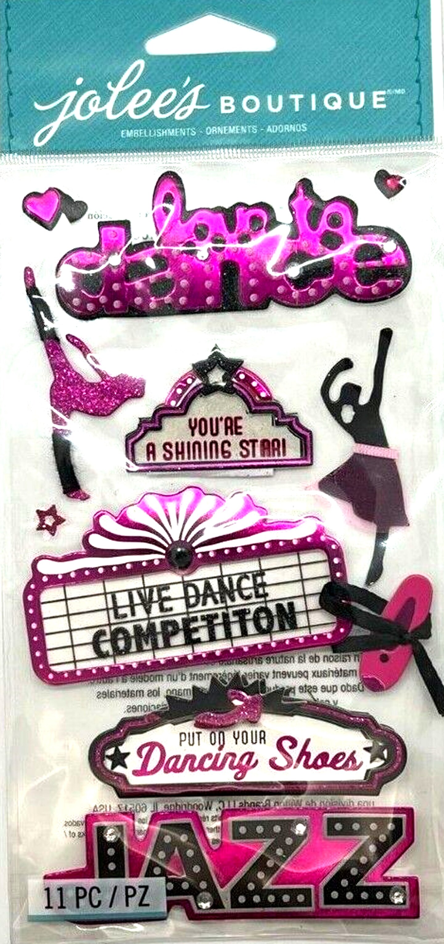 Jolee's Boutique Dance Dimensional Stickers | Michaels