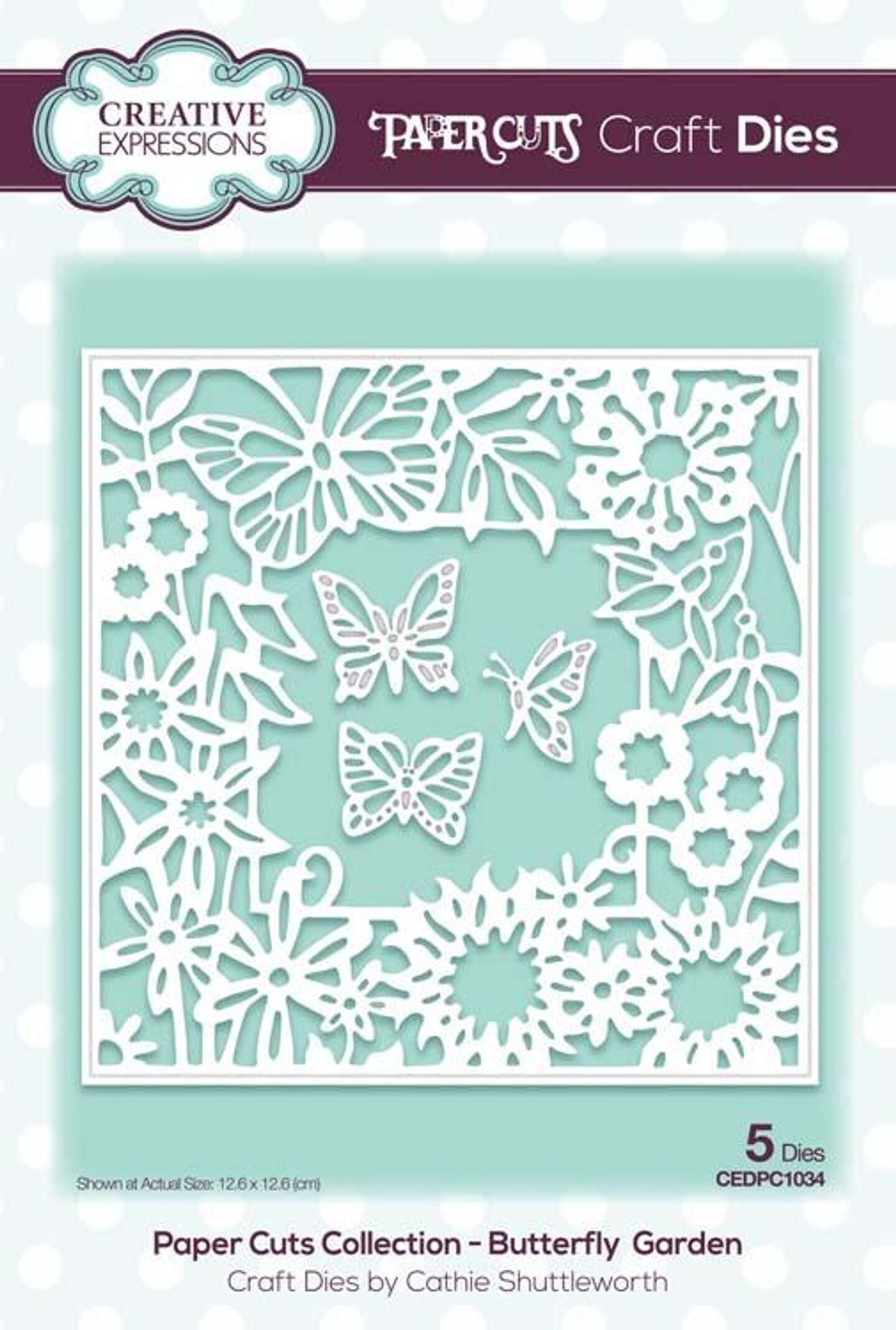 Creative Expressions Paper Cuts Collection Butterfly Garden Craft Die ...