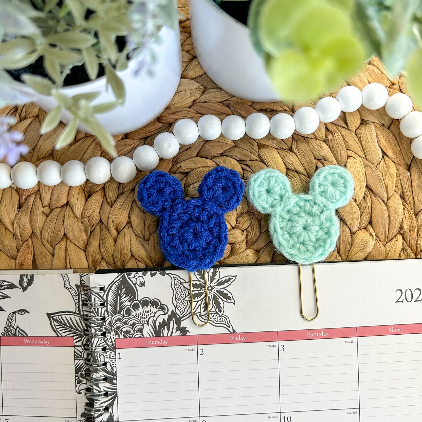 Custom Crochet Mouse Planner Clip | MakerPlace by Michaels