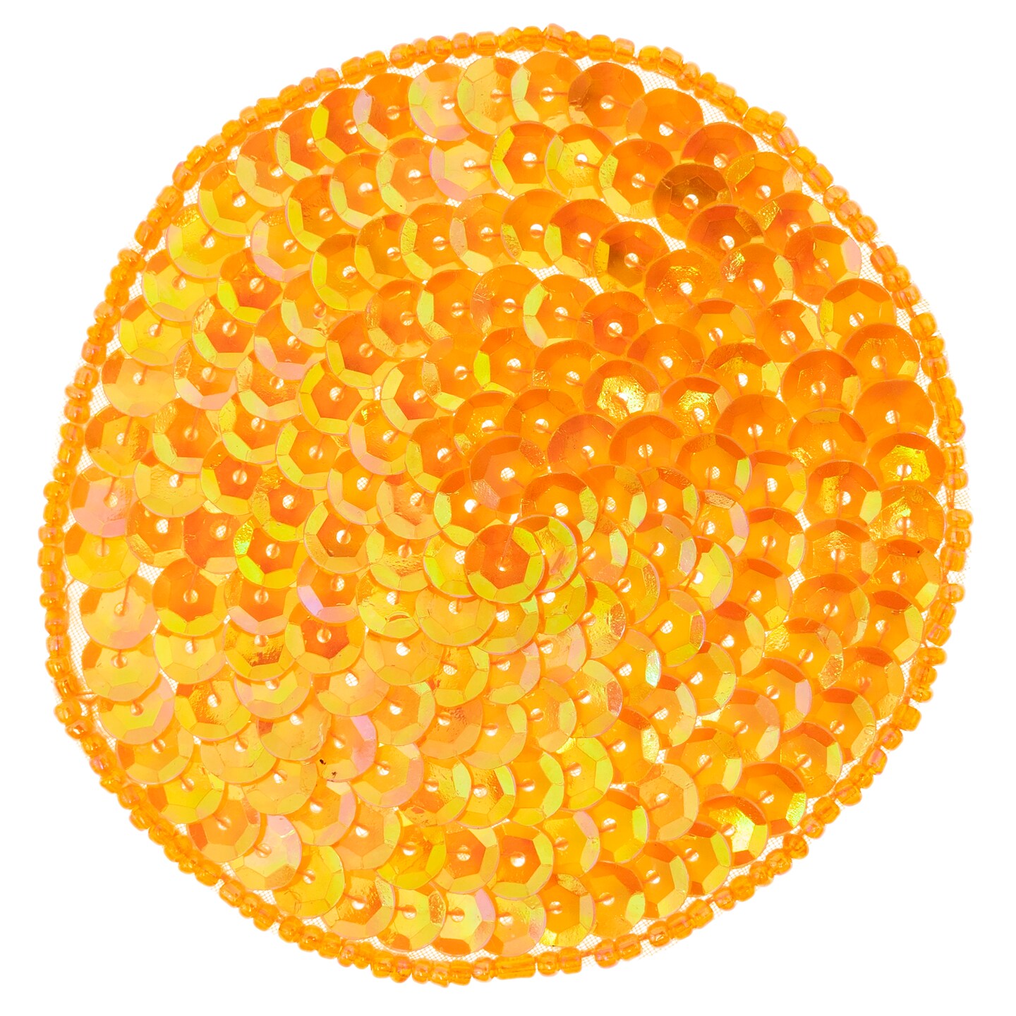 Large Dot Sequin Applique, Color: Orange | Michaels