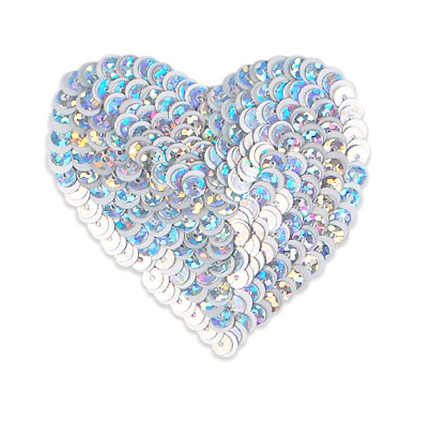 Heart Starlight Sequin Applique/Patch - SM887FSM | Michaels