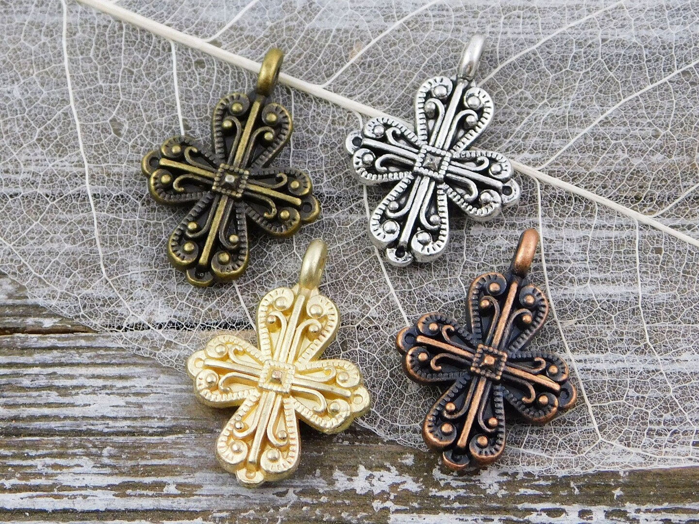 26x19mm Double Sided Cross Charms -- Choose Your Color | Michaels