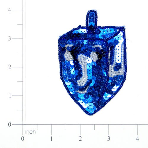Jewish Dreidel Sequin Applique/Patch | Michaels