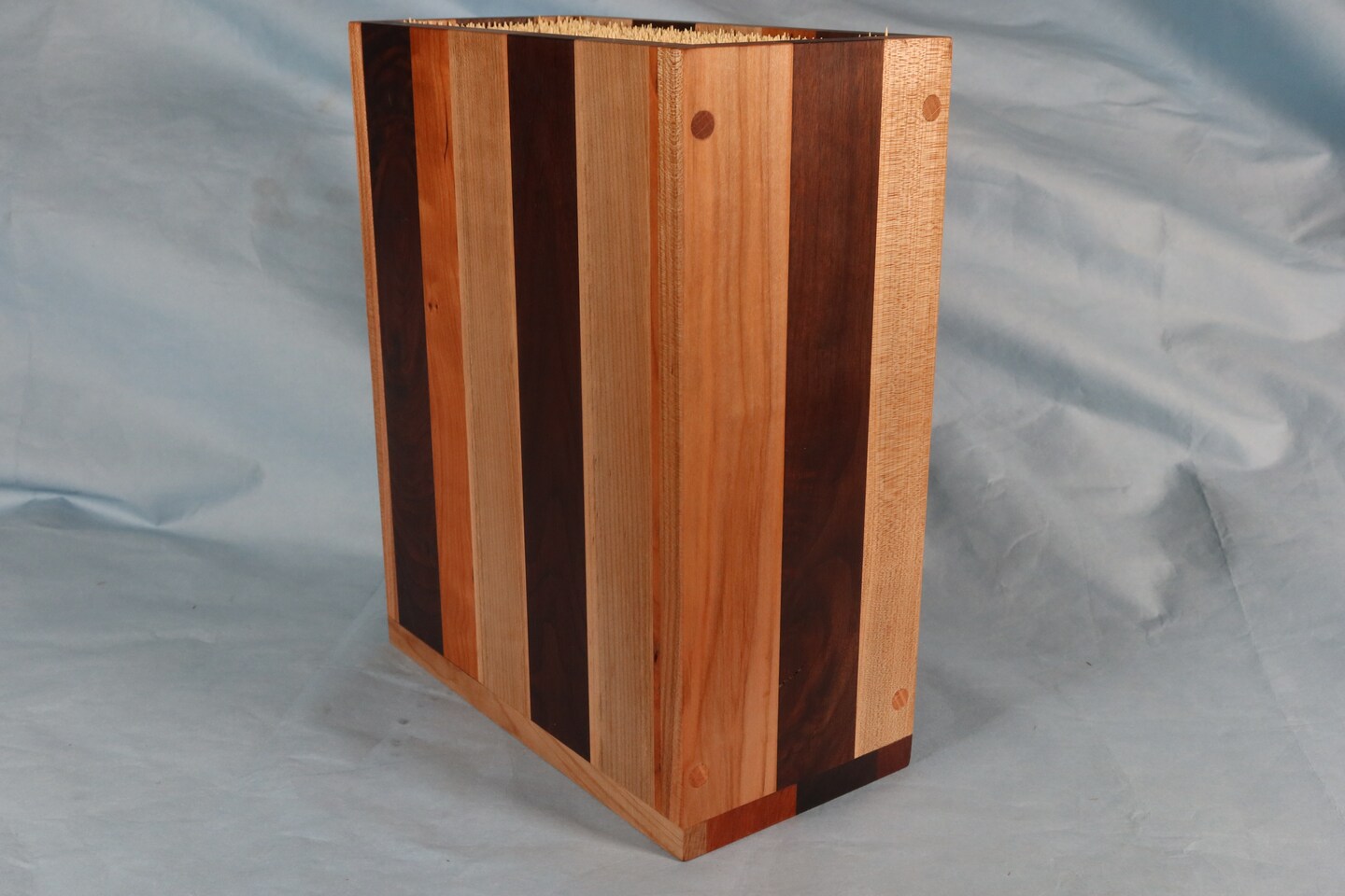 10 inch tall Wooden Skewer Knife Block | MakerPlace by Michaels