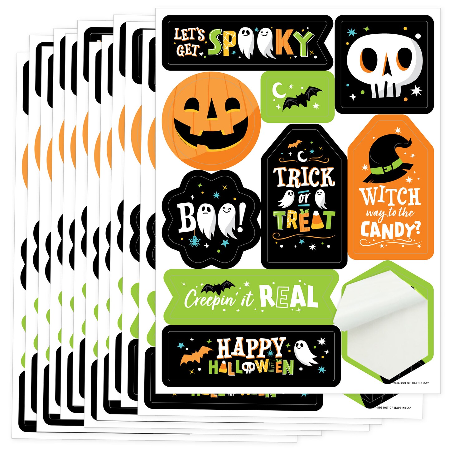 Big Dot of Happiness Jack-O'-Lantern Halloween - Kids Halloween Party ...