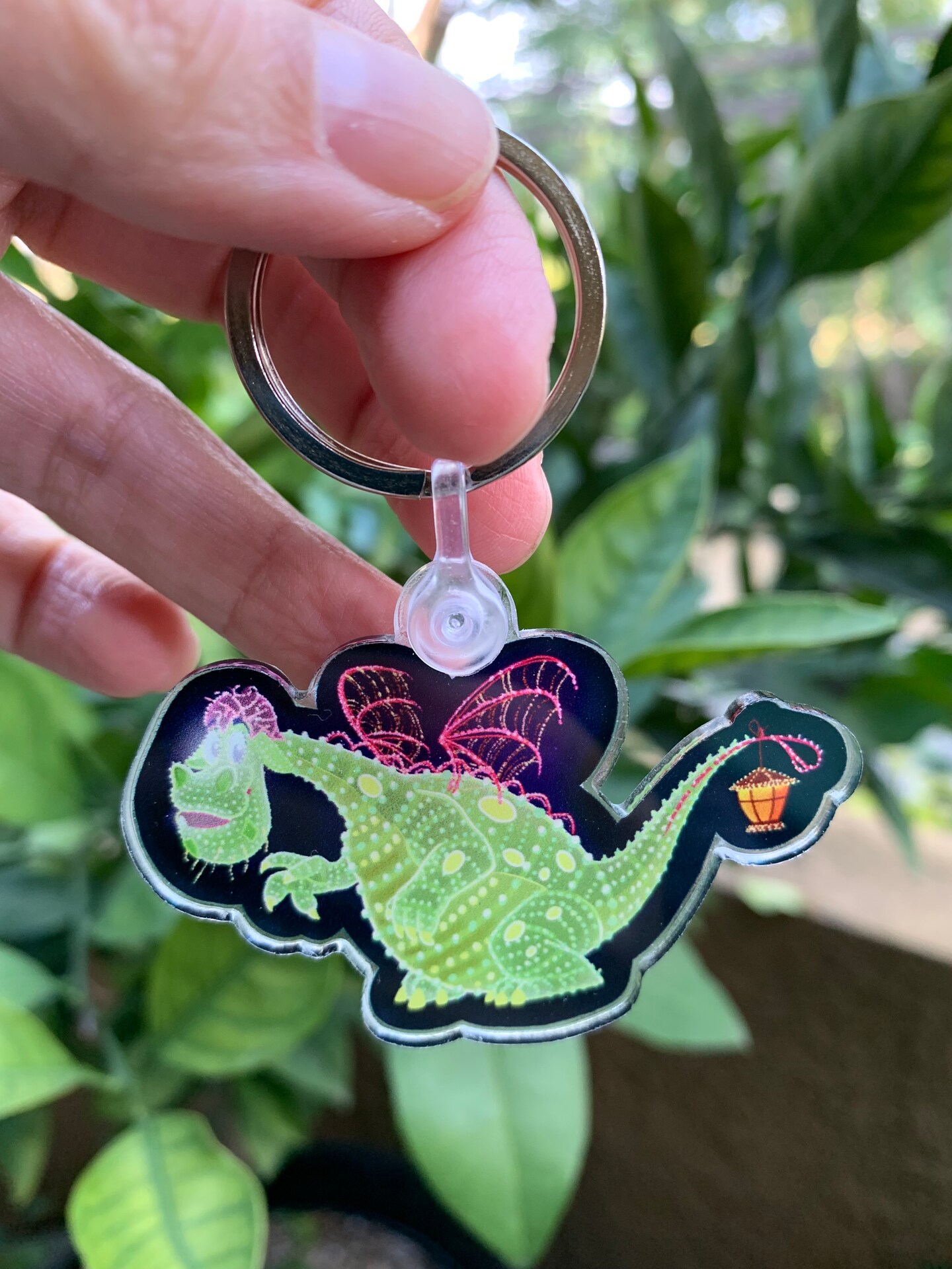 Disney's Main Street Electrical Parade-Elliott the Dragon Keychain ...