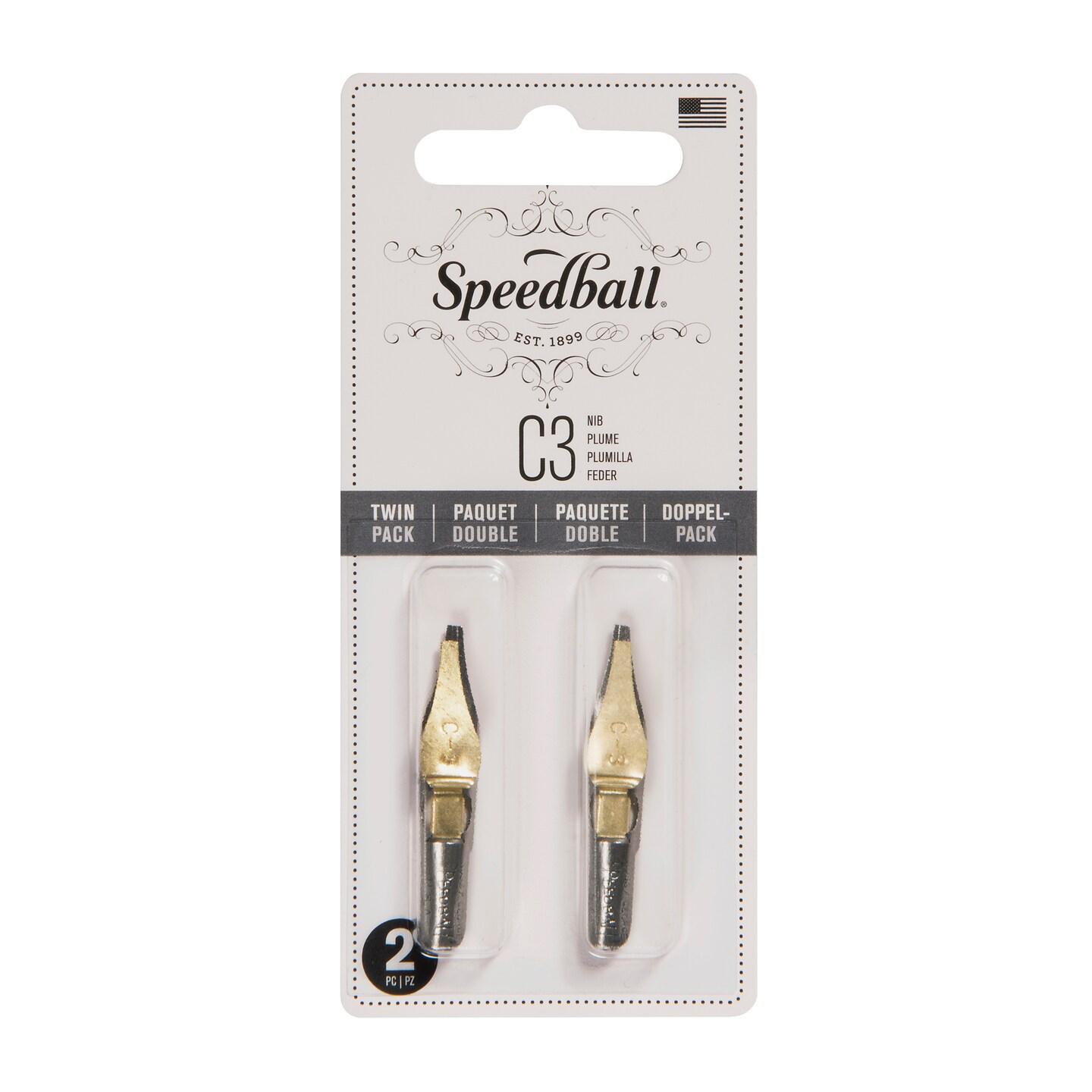 Speedball Hunt Artist Nibs, 2/Pack, C-3 | Michaels