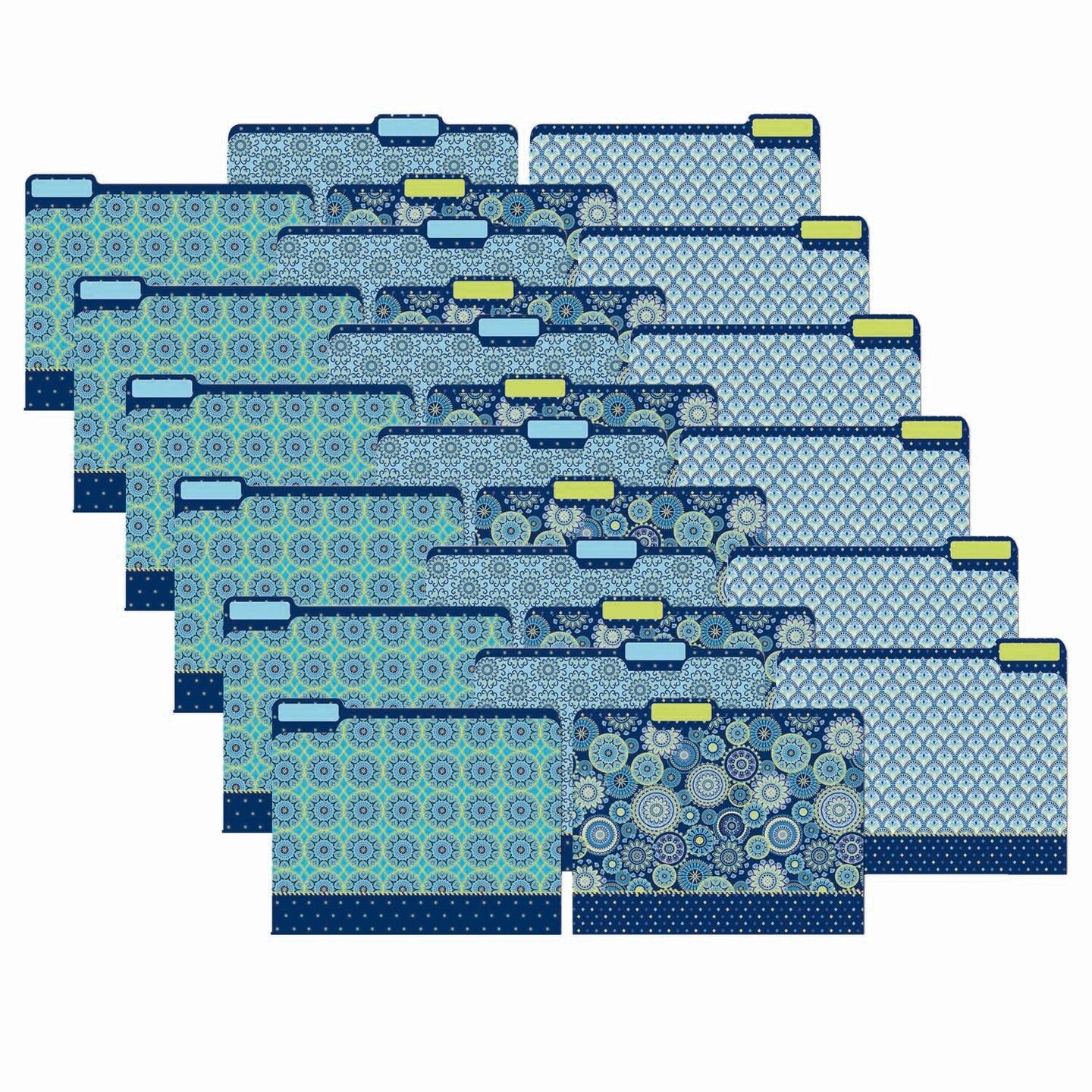 Blue Harmony File Folders, 4 Per Pack, 6 Packs | Michaels
