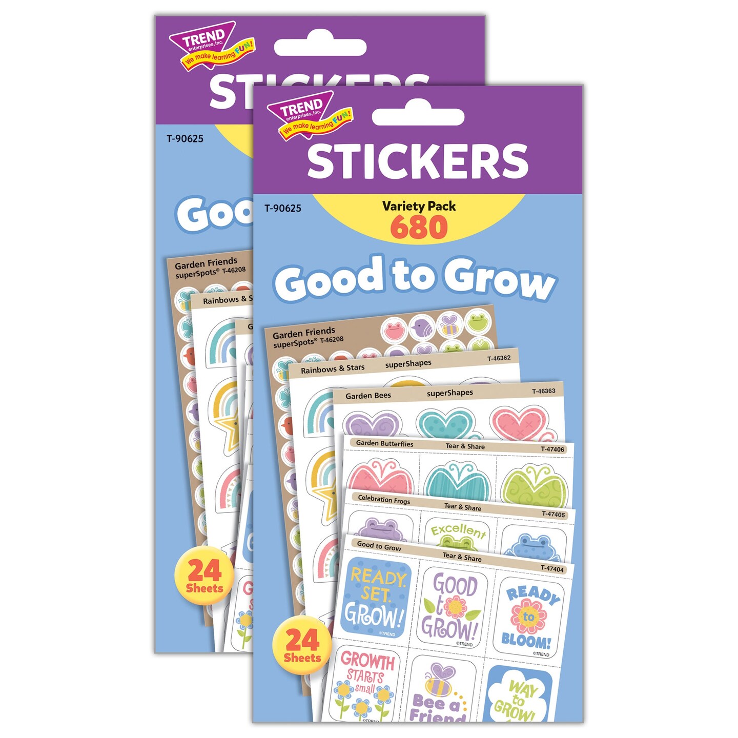 Good to Grow Sticker Variety Pack, 680 Per Pack, 2 Packs | Michaels