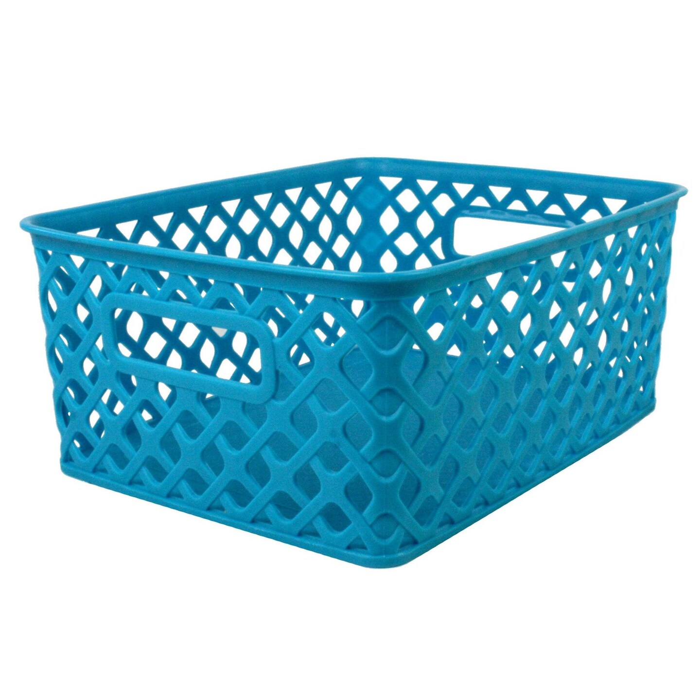 Woven Basket, Small, Turquoise, Pack of 3 | Michaels