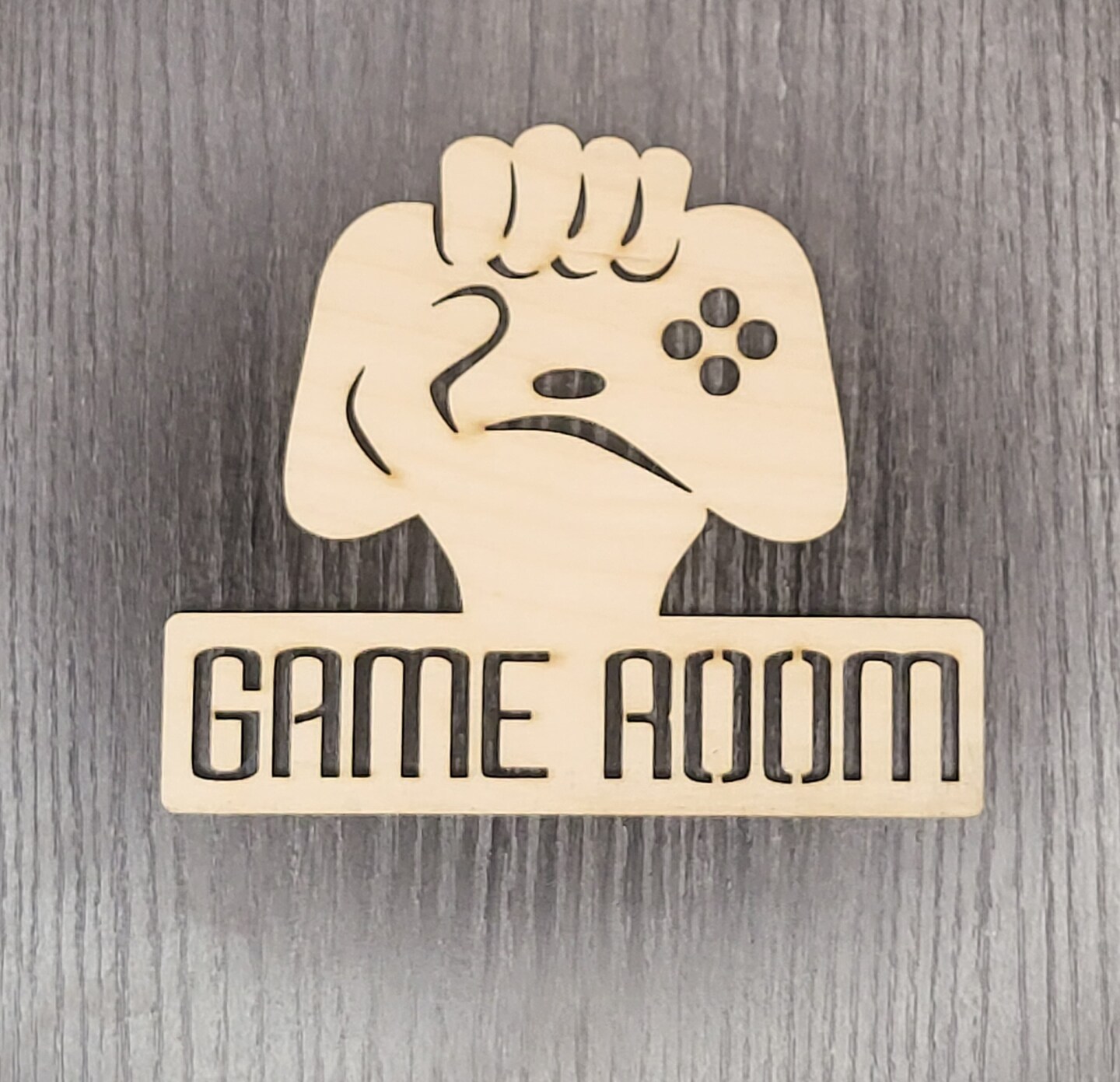 Game Room Sign Video Game Controller Laser Cut Wooden Sign | MakerPlace ...