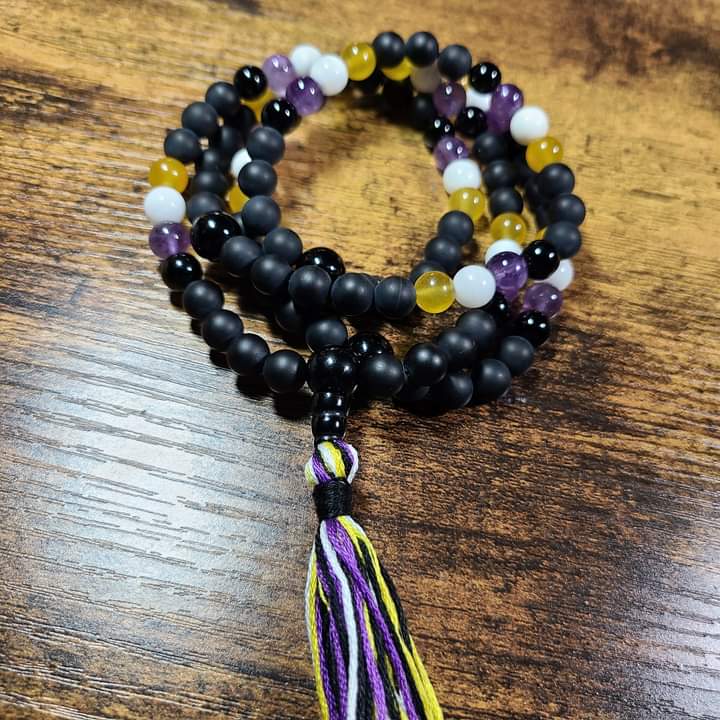 Pride LGBTQ Nonbinary Buddhist Mala Prayer Beads | MakerPlace by Michaels