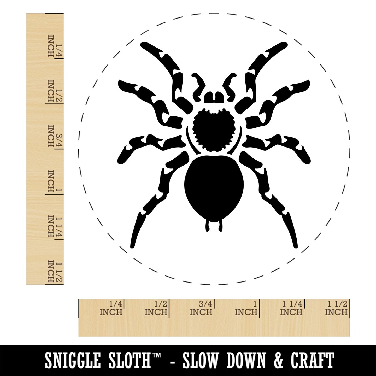 Tarantula Spider Arachnid Bug Self-Inking Rubber Stamp Ink Stamper for ...