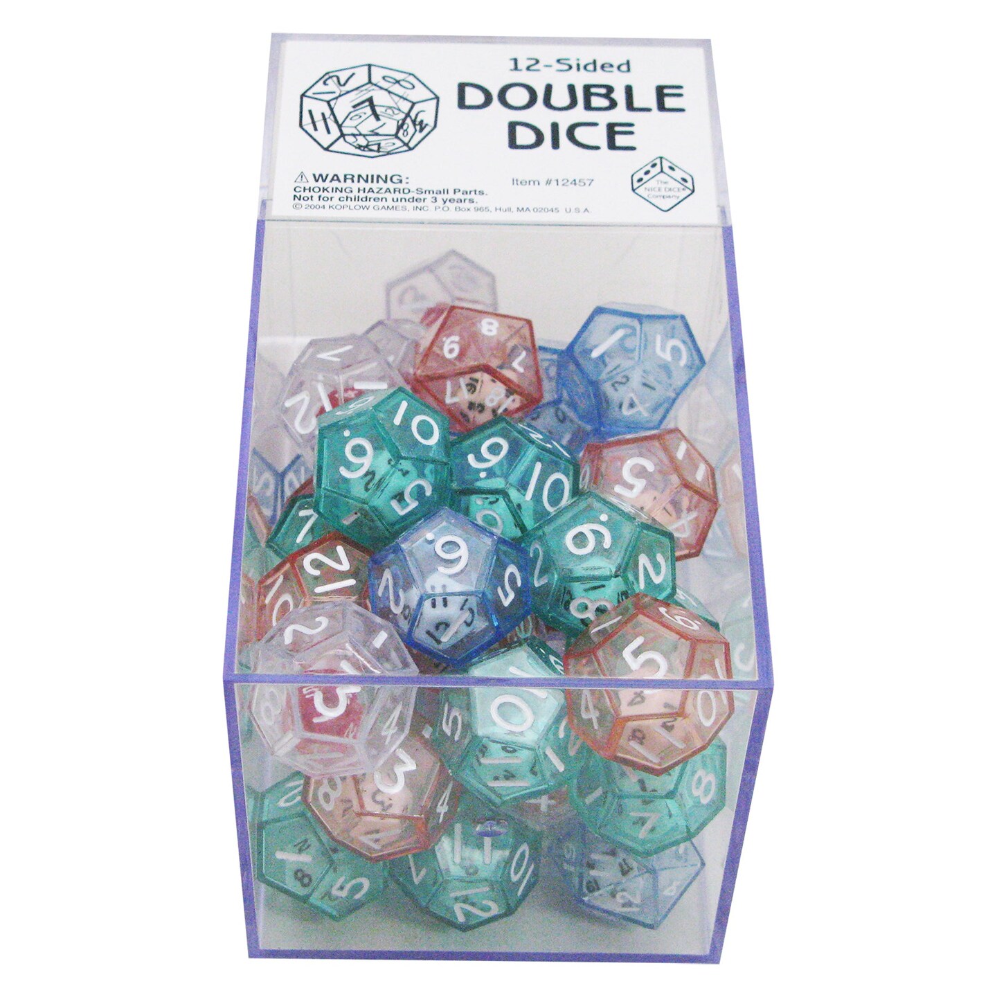 12-Sided Double Dice, Box of 40 | Michaels