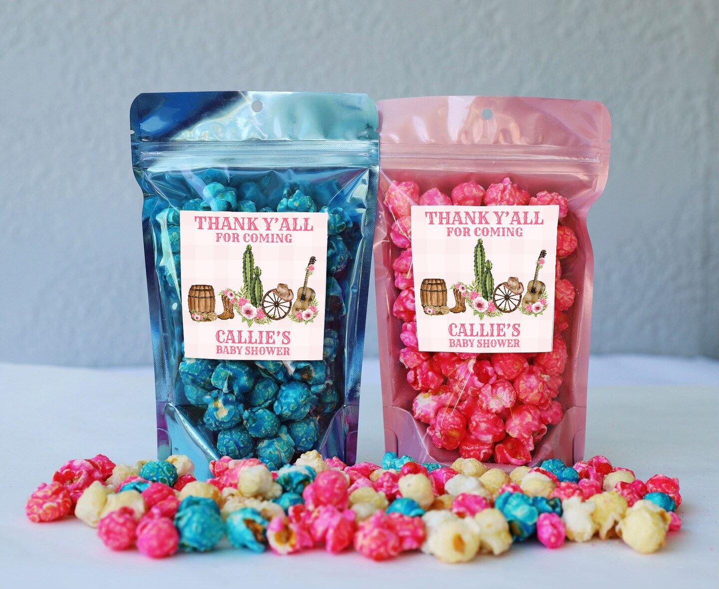 Wild West Cowgirl Baby Shower Treat Bags, Western Ranch Baby Shower ...