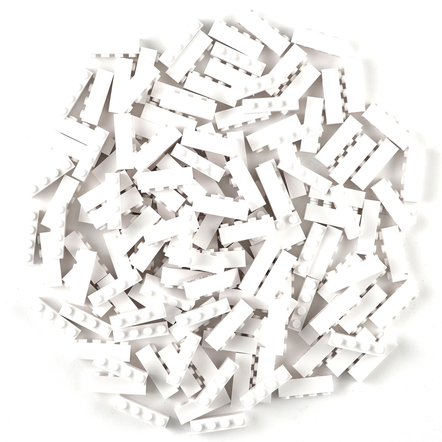Strictly Briks Classic Bricks Starter Kit, White, 144 Pieces, 1x4 ...