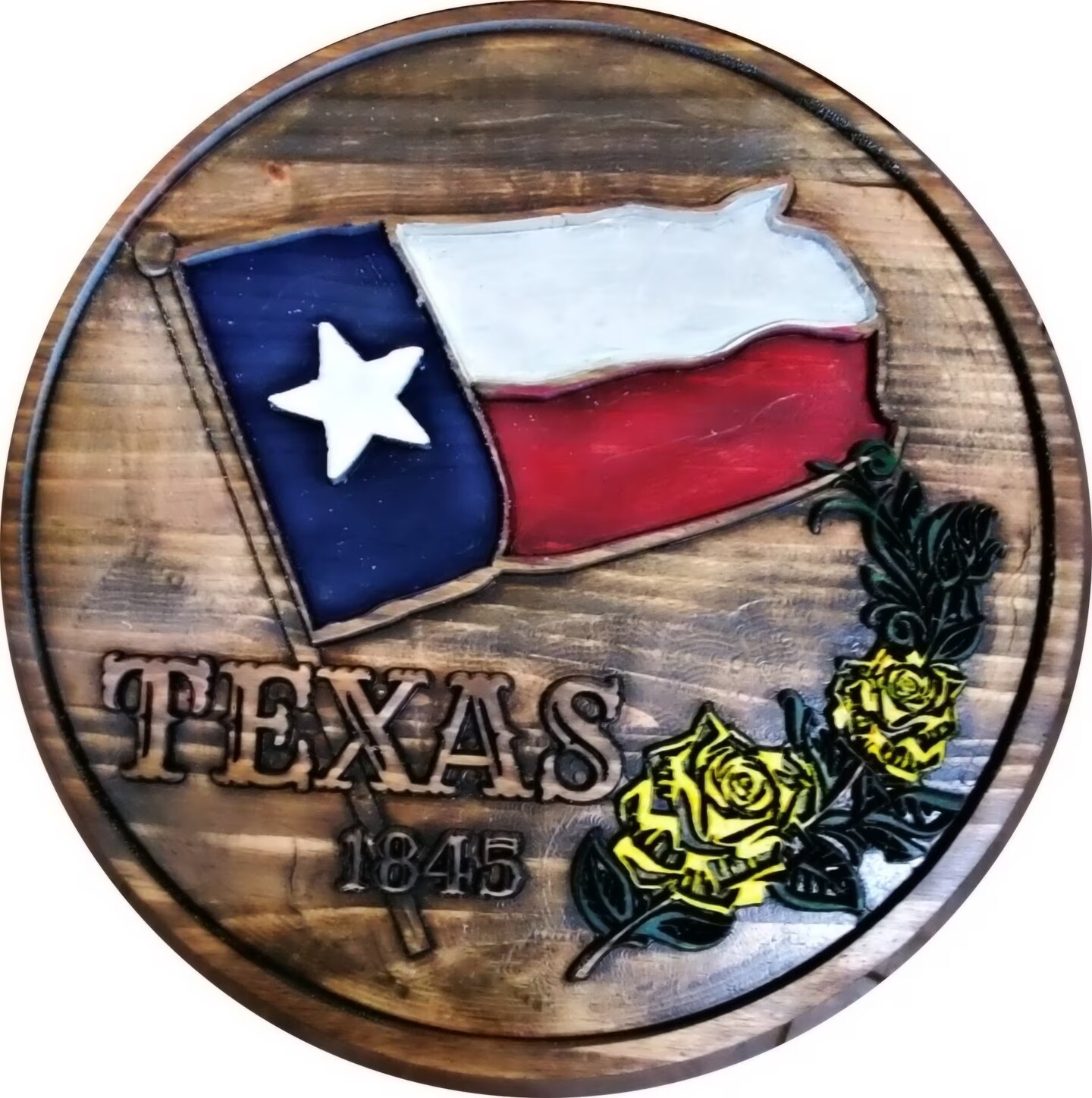 Western Art Texas Handmade Wall Decor Door Sign Personal Gift TEXAS ...