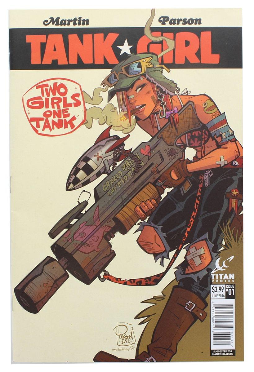 Tank Girl "Two Girls One Tank" #1 (Comic Block Exclusive Cover), Color ...