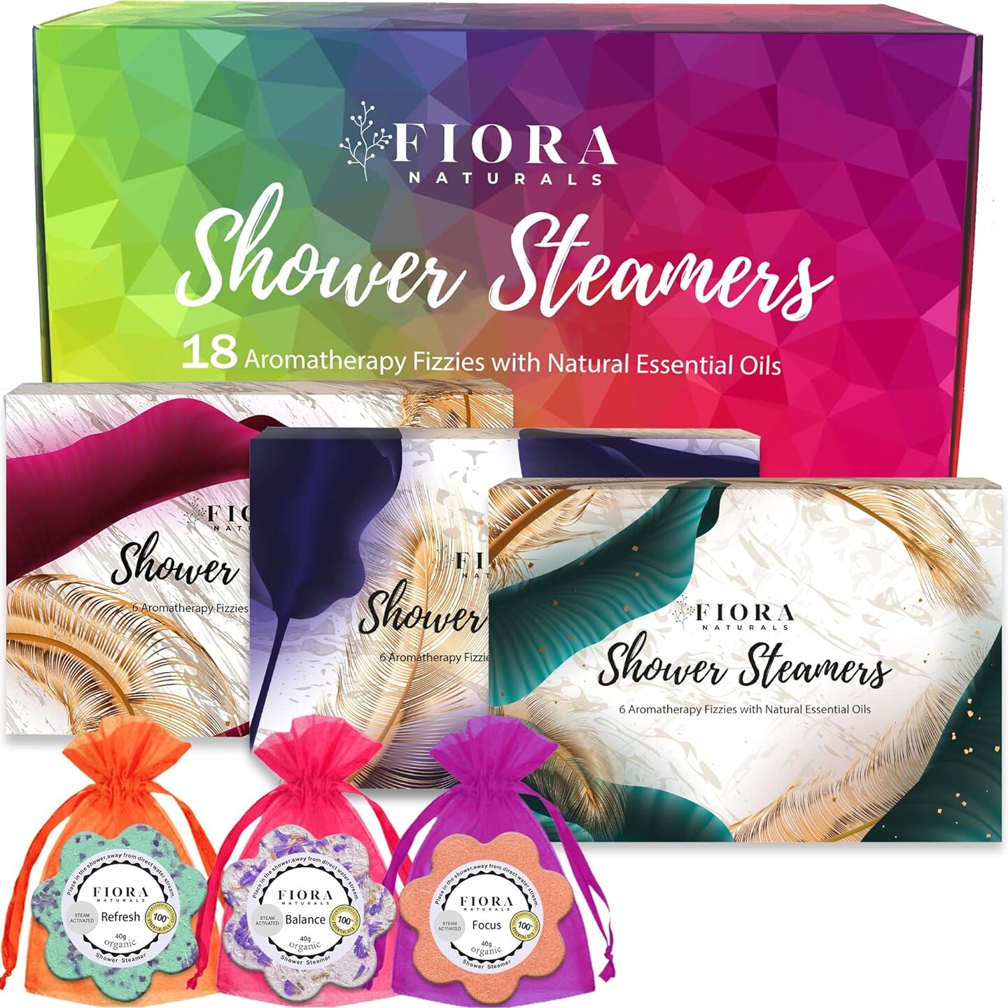 Fiora Naturals Shower Steamers Gift Set - 18pc | Michaels